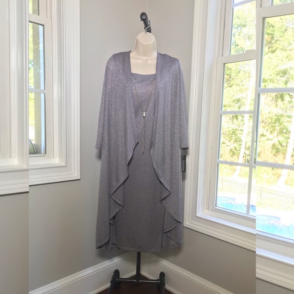 R & M Richards | Dresses | R M Richards Dusty Silver Mother Of Bride ...